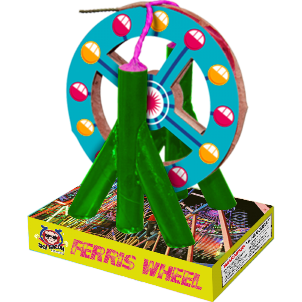 350 unlit fireworks – DC's