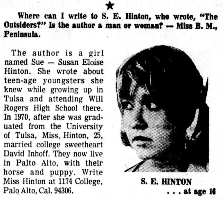 Spotlight on … S.E. Hinton Rumble Fish (1975) – DC's