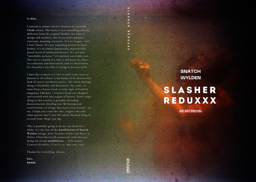 Please welcome to the world … Snatch Wylden SLASHER REDUXXX (CLOAK) – DC's